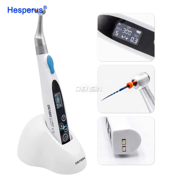 9 Programs Dental Wireless Endo Motor 16:1 Contra Angle Endodontic ...